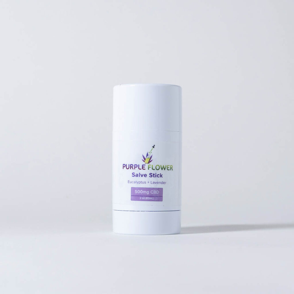 Lavender Eucalyptus Organic CBD Salve - Purple Flower