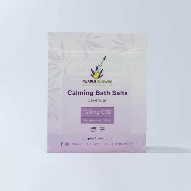 Muscle Recovery Wrap 100MG CBD - Purple Flower